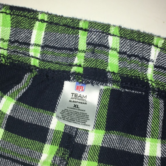 NFL | Pants | Seattle Seahawks Plaid Flannel Nfl Pants Xl | Poshmark